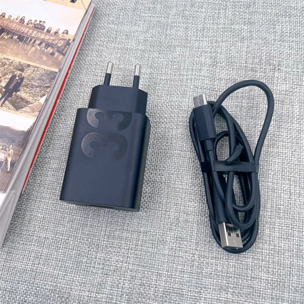 EU-Plug-High-Quality-For-Motorola-33W-Fast-Charger-With-1M-Type-C-Cable ...