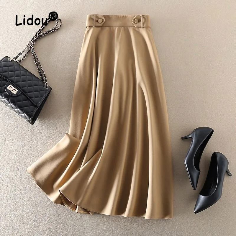 High Waisted Slim Stylish Half Skirt Versatile Commuting Fashionable ...
