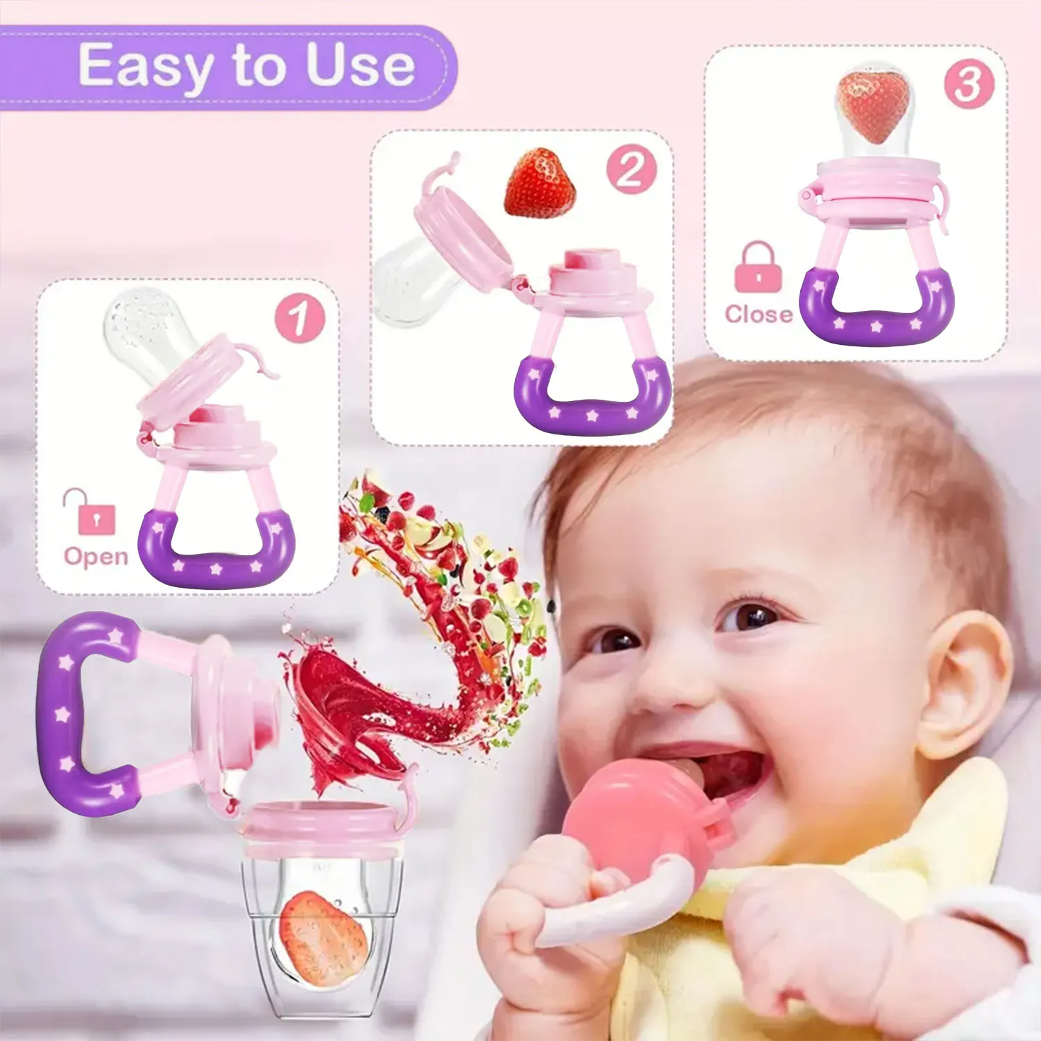 Baby-Fruit-Eating-Supplement-Photography-Accessories-Food-Grade ...