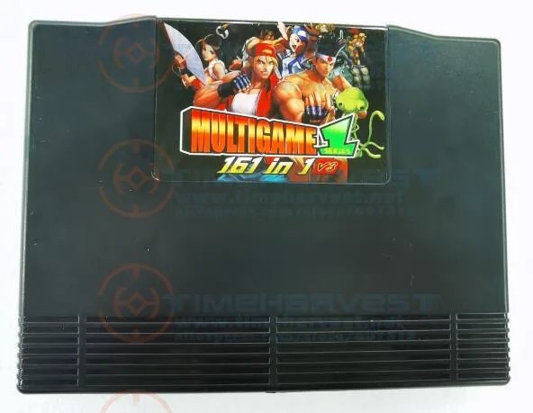 New Arrival Arcade Cassette 161 in 1 NEO GEO AES multi games Cartridge ...