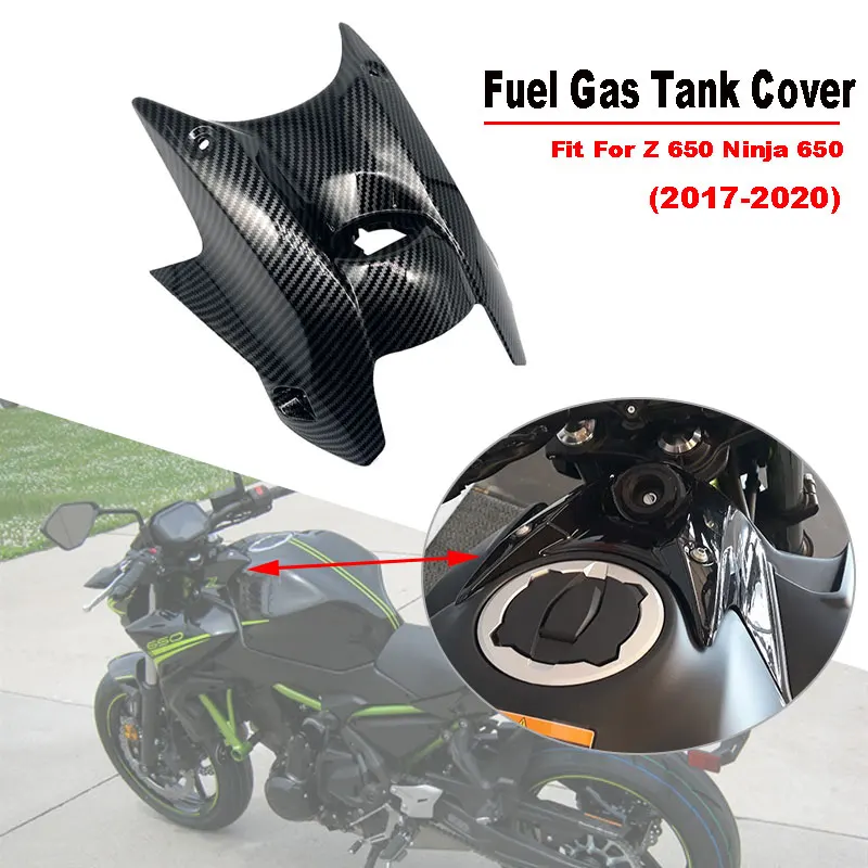 Motorcycle Gas Tank Cover Guard Accessories For Kawasaki Z650 Ninja 650 ...