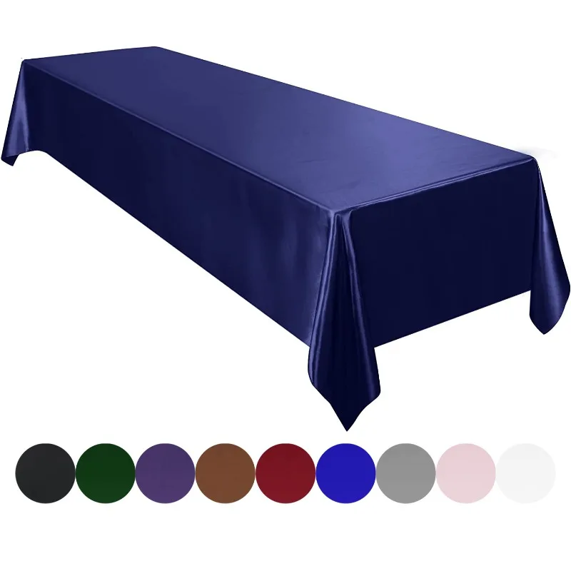 Satin-Party-Tablecloth-Table-Cover-Rectangle-Bright-Silk-Tablecloth ...