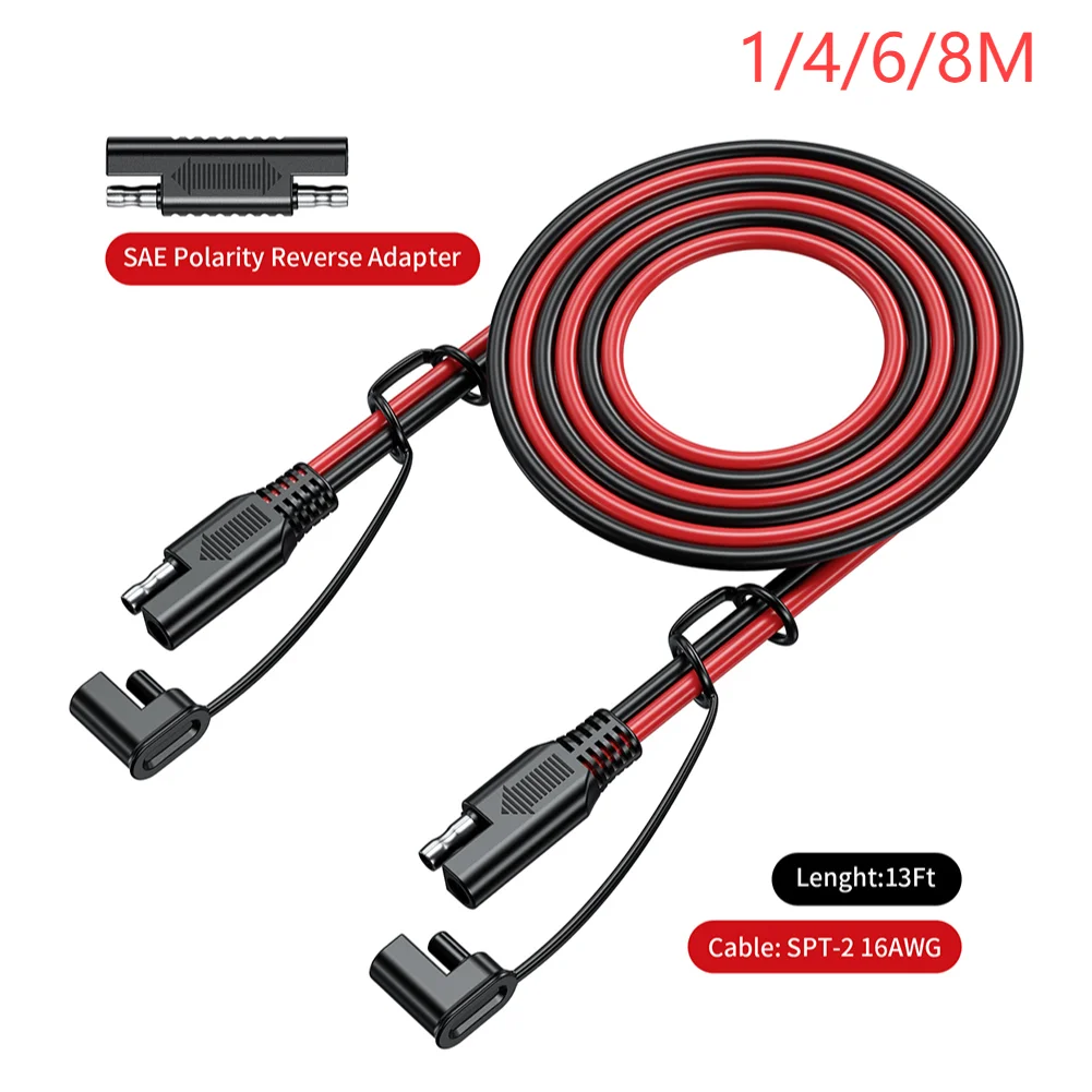 SAE-To-SAE-Battery-Charging-Cable-12V-36V-Car-16-AWG-Line-Solar-Auto ...