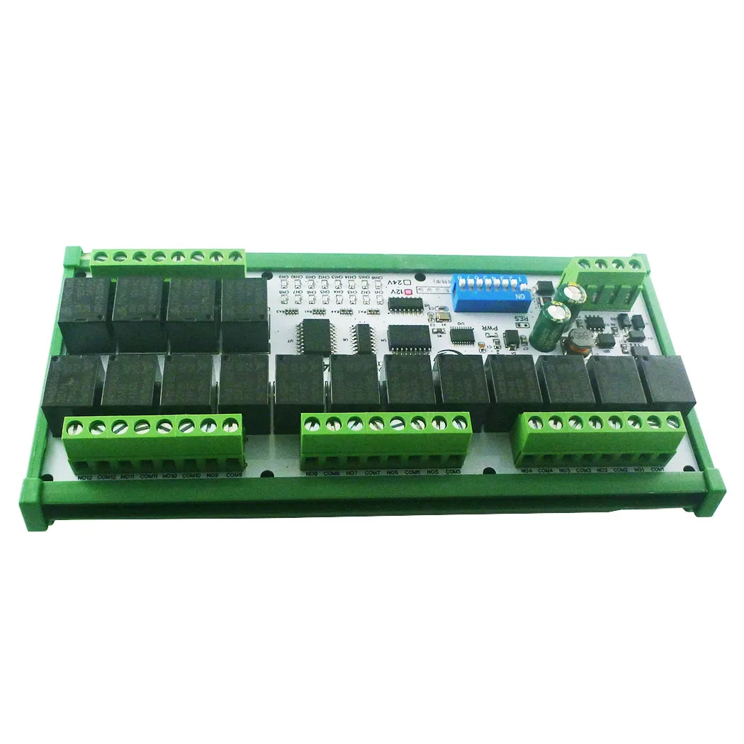 Momentary-Self-locking-Interlock-Delay-Modbus-16CH-Multifunction-RS485-Relay-Module-COM-UART-PC ...