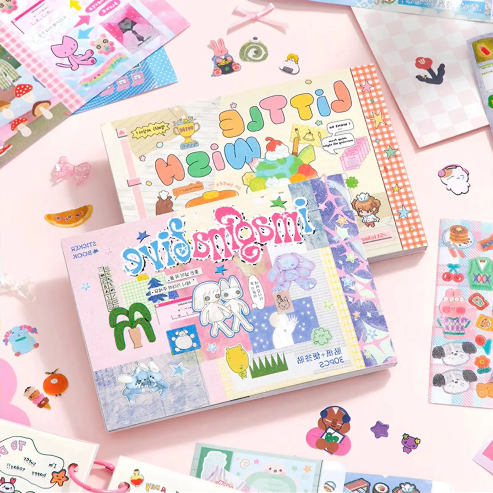 Xin Mo Shuang Spell Scrapbook Sticker Korean Ins Wind Dream Graffiti ...