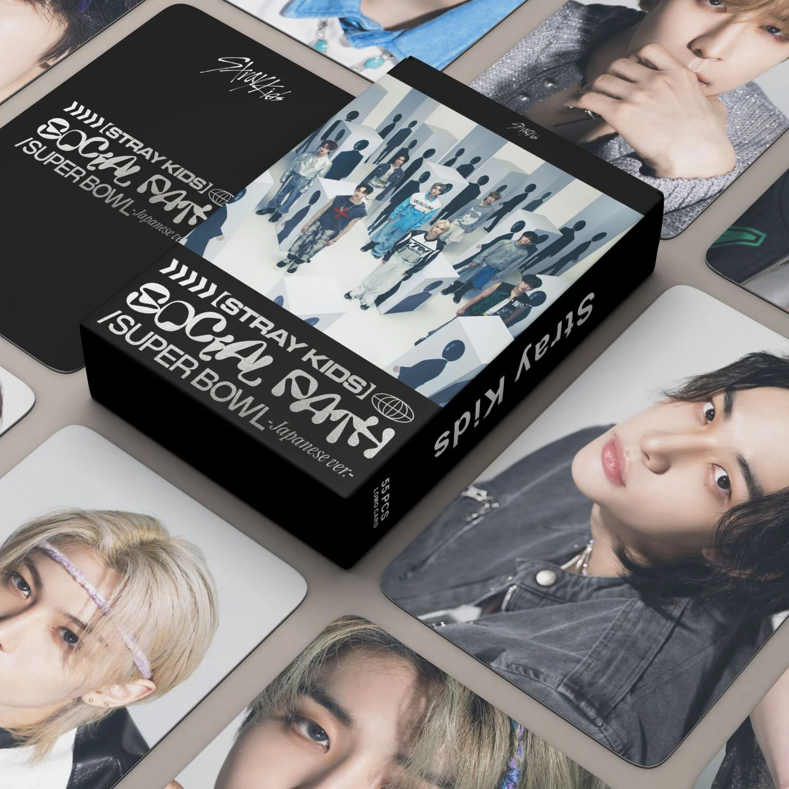 55pcs-set-Kpop-Stray-Kids-Social-Path-Lomo-cards-Elegant-package-HD ...