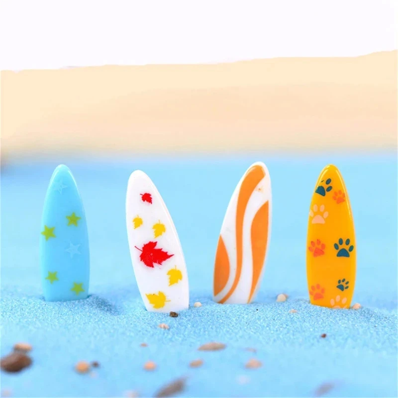 6PCS-Mini-Surfboard-Scale-Model-Ornaments-Dollhouse-Miniature-Beach ...