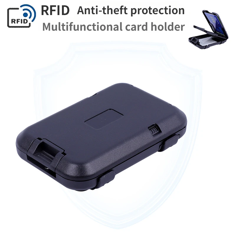 Tarjetero-de-estilo-met-lico-para-hombre-billetera-minimalista-RFID-de ...
