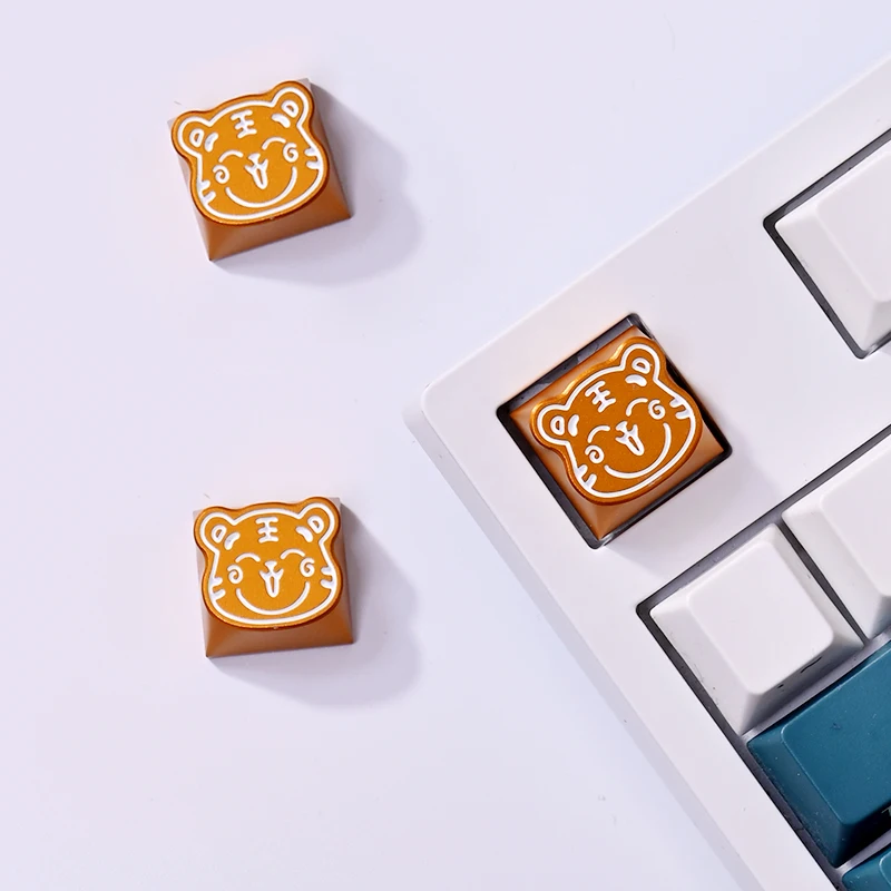 Artisan Keys Tiger Year Metal Keycap R4 Aluminum Keycaps For Mx ...