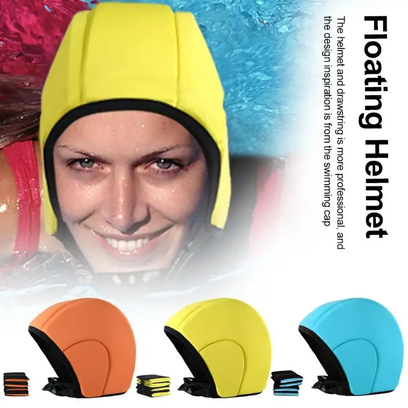 3PCS-Set-Swimming-Pool-Floating-Helmet-Swimming-Floating-Cap-for ...