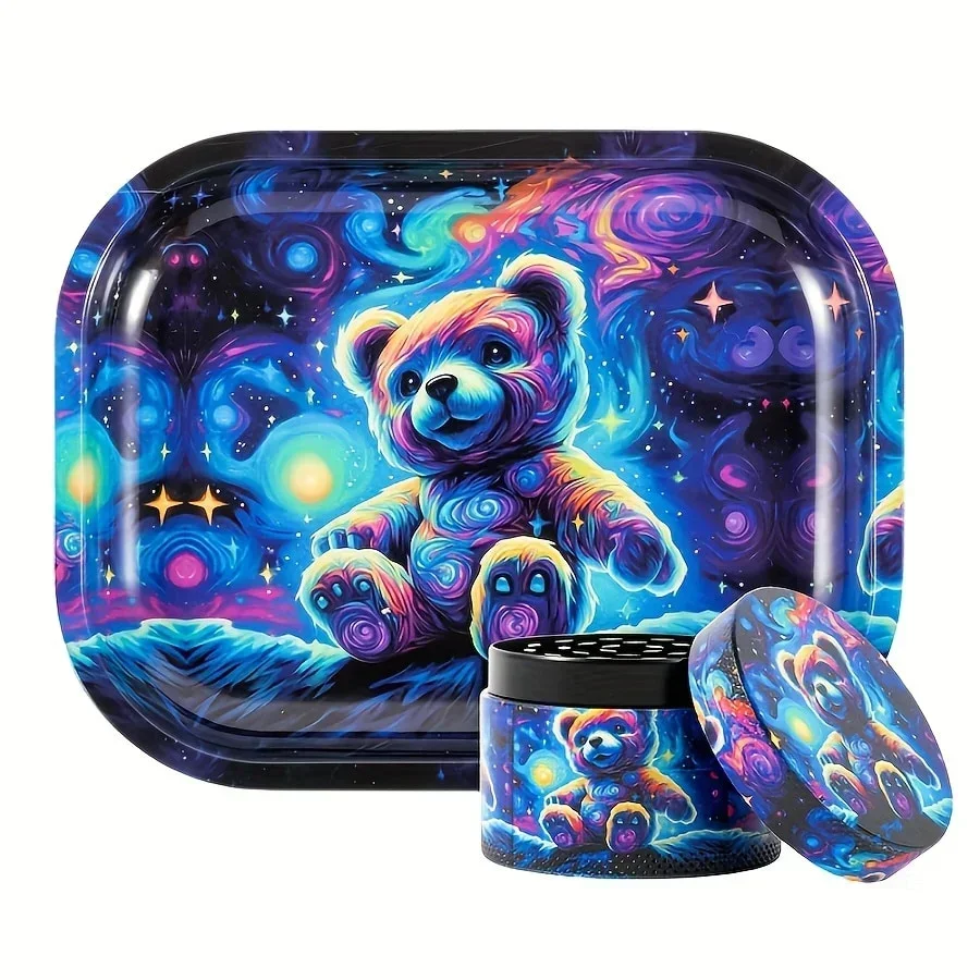 2" Cute Bear Herb Grinder Rolling Tray - AliExpress 15