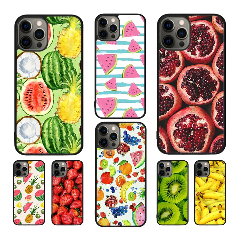 Fruits-Watermelon-Pineapple-Summer-Phone-Cases-Cover-For-iPhone-14-12 ...