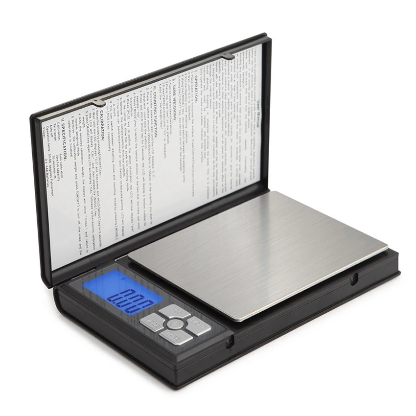 Notebook-Shape-Digital-Scale-High-Precision-Electronic-Diamond-Gold ...