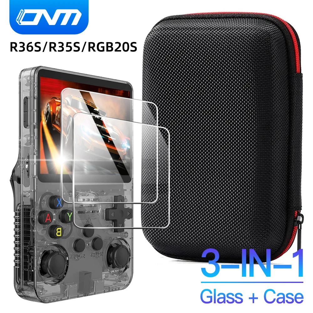 3-IN-1-Case-Glass-for-R36S-Game-Console-Travel-Carrying-Storage-Bag ...