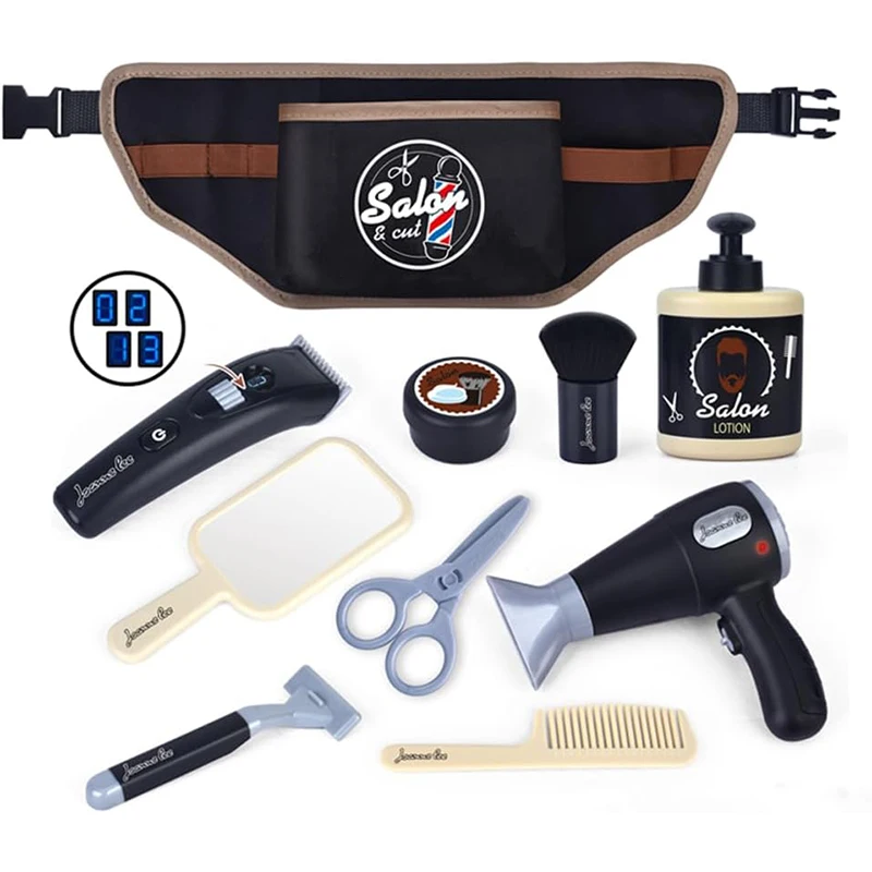 Kids-Hair-Salon-Toys-23-PCS-Pretend-Play-Shaving-Kit-and-Styling-Toy ...