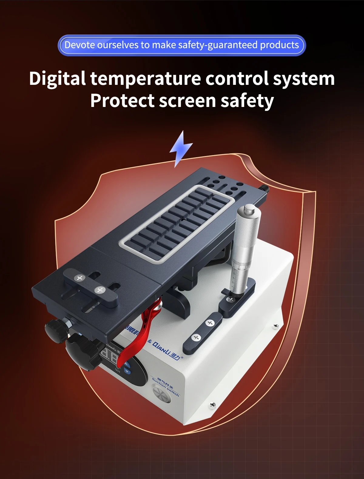 Qianli 3in1 Support Curved Screen Lcd Screen Separator 360°rotating ...