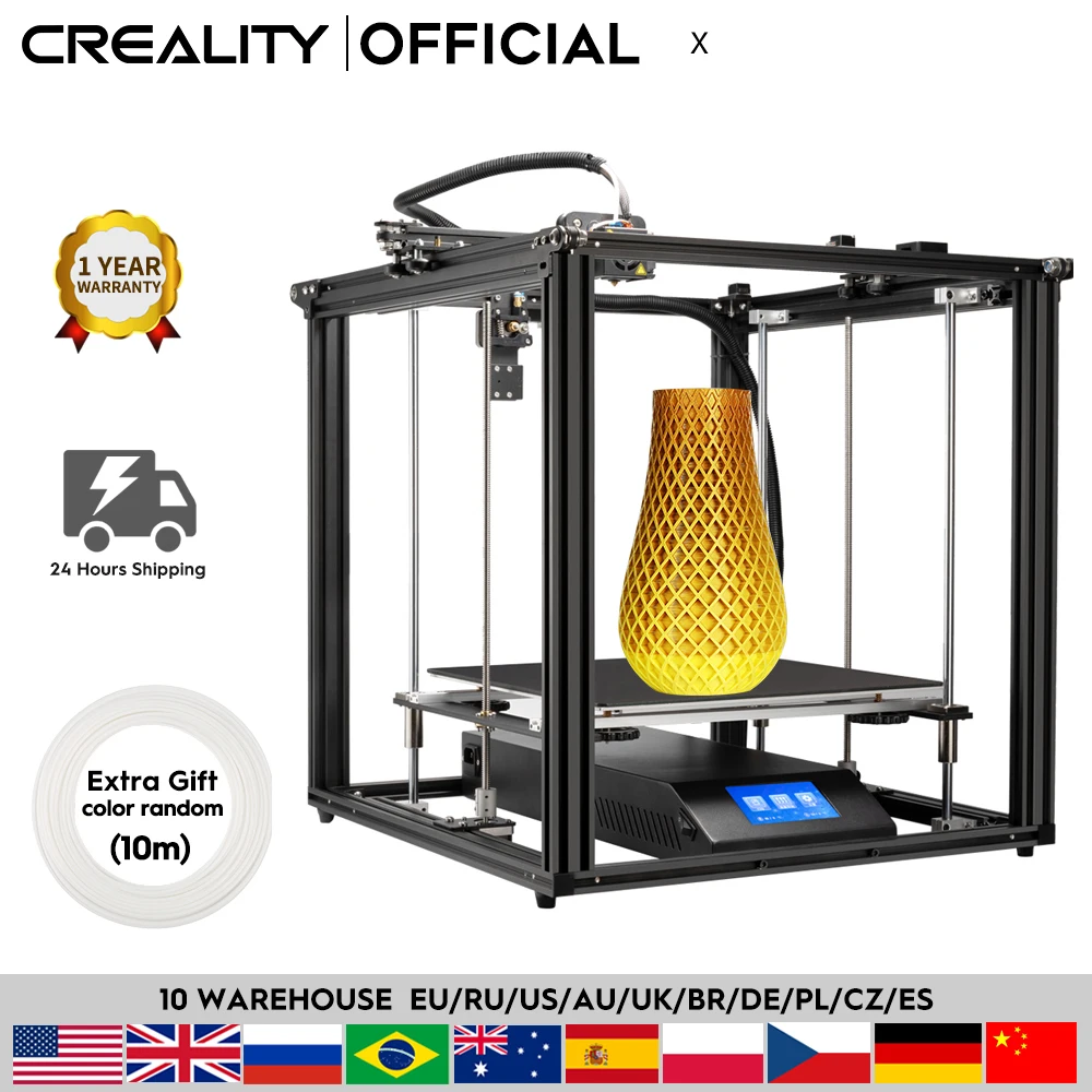 CREALITY-Large-Printing-Ender-5-Plus-3D-Printer-Dual-Z-Axis-Brand-Power ...