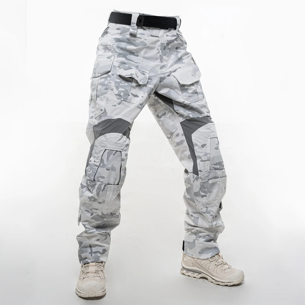 Men-s-White-Snow-Camo-G3-Multifunction-Tactical-Pants-Training-Trousers ...