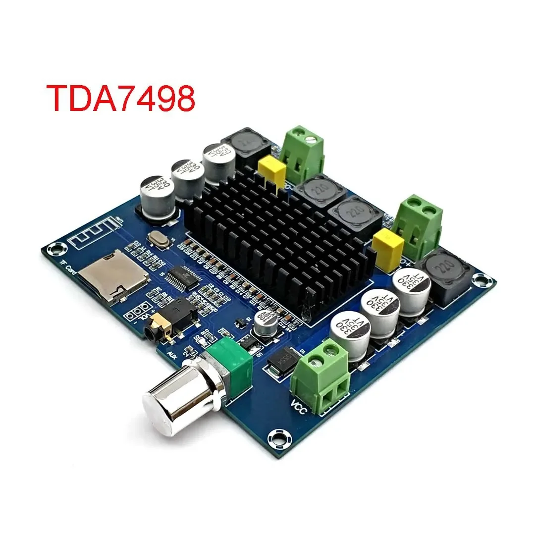 XH-a105-Digital-Bluetooth-Amplificador-Board-Ultra-Longa-Dist-ncia-Suporte-Aux-Board-Tda7498 ...