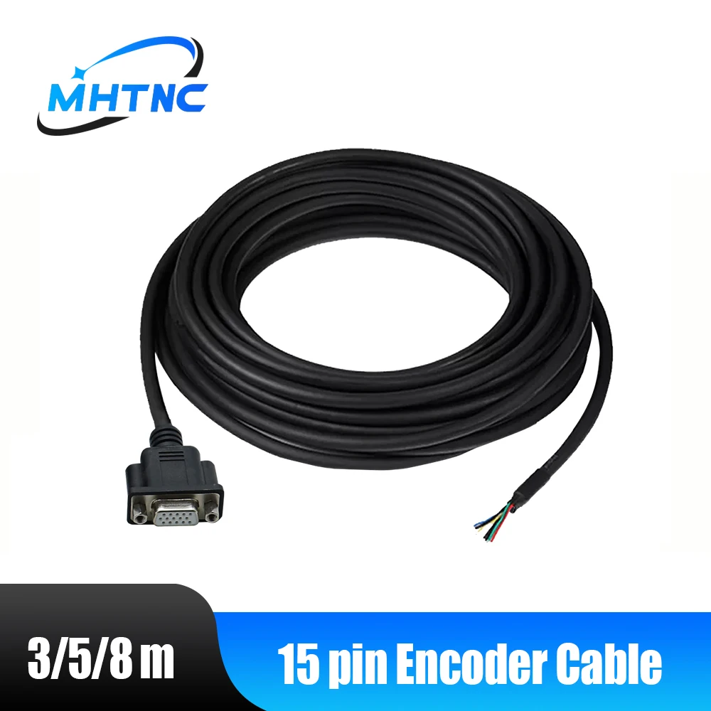 MHTNC 15 pin encoder cable 3meter/pcs 5meters/pcs 8meters/pcs for ...