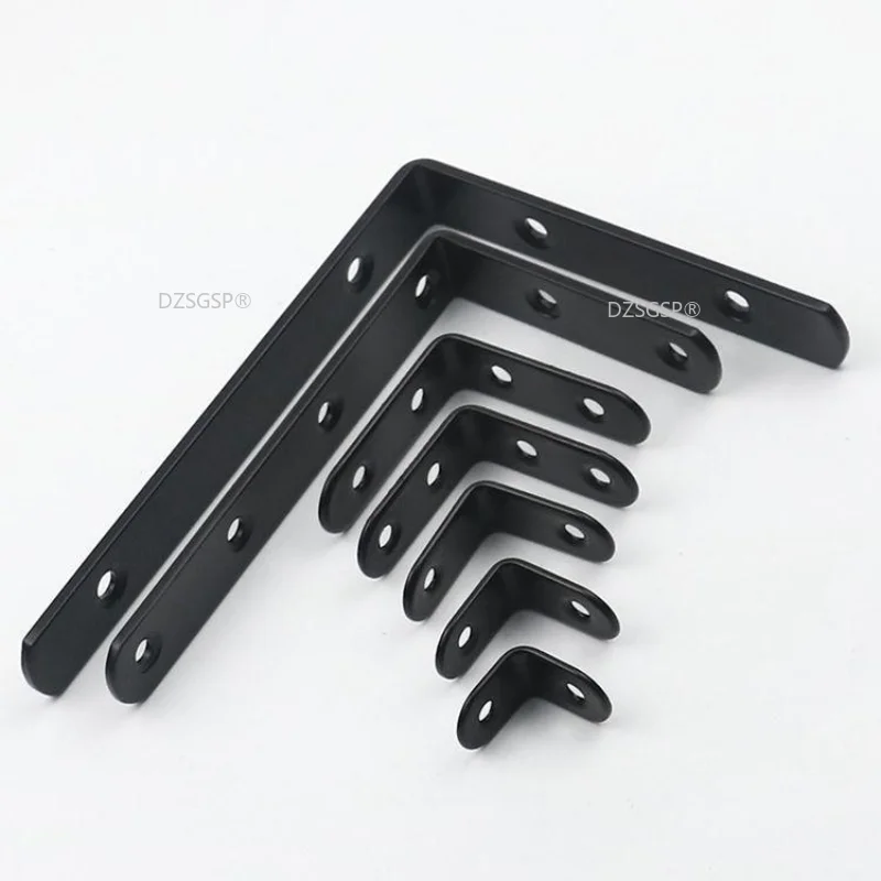 90-Degree-Right-Angle-Black-Corner-Code-New-Thickened-Stainless-Steel ...