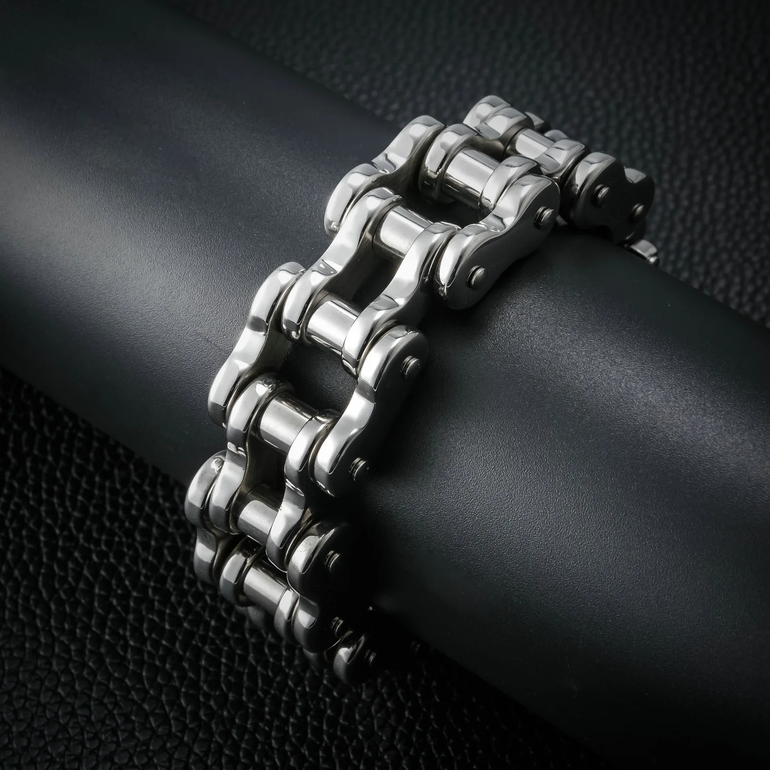 Biker-Chain-Bracelet-for-Men-Stainless-Steel-Bracelet-Link-Chain ...