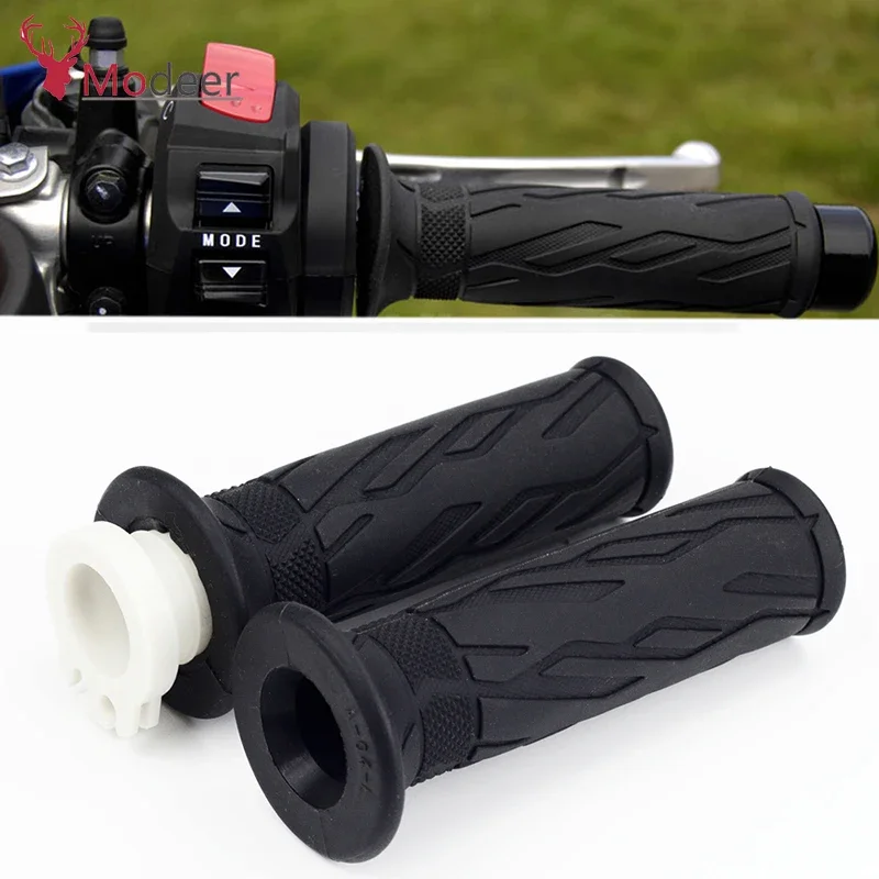 Motorcycle-Rubber-Handlebar-Handle-Bar-Grip-Motorbike-FOR-SUZUKI-HAND ...