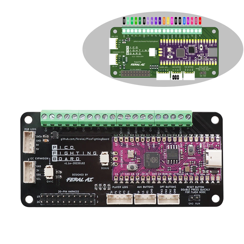 DIY-Advanced-Breakout-Board-Fighing-Stick-Controller-Fighting-Board ...