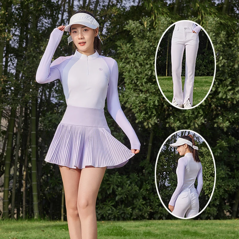 Golfist Golf Women Sunscreen Top Summer Thin Long-sleeved Shirt Slim ...