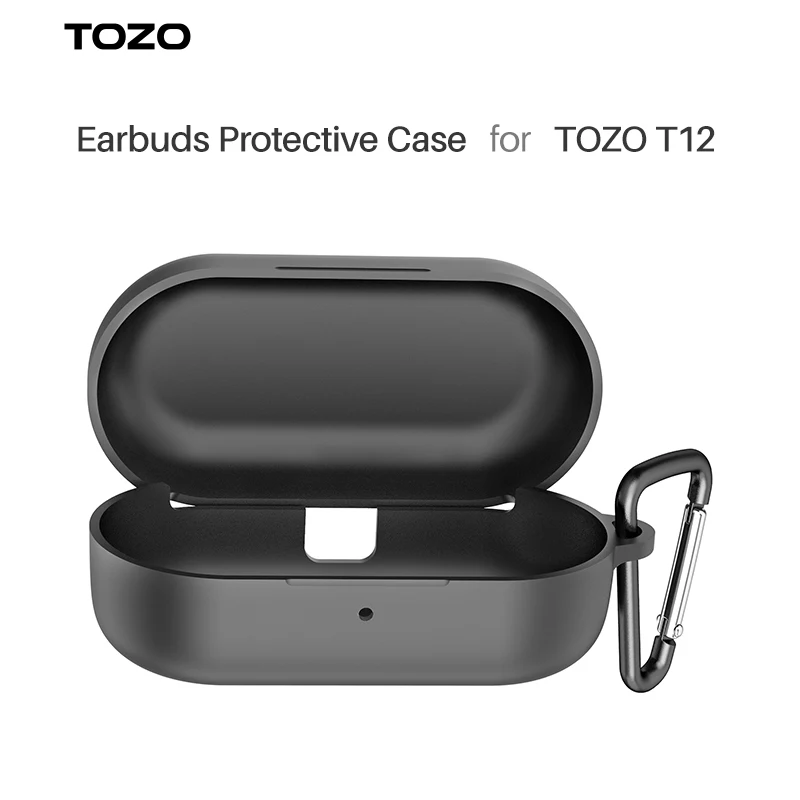 TOZO-T12-Protective-Silicone-Case-Shockproof-Soft-Skin-Cover-for ...