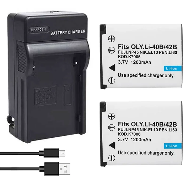 Li-40B-Li40B-Li-40B-Li-42B-EN-EL10-EN-EL10-ENEL10-Batteries-for-Olympus ...
