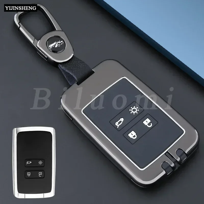 Zinc Alloy +Silicone Car Key Case Cover for Renault Scenic Sandero ...