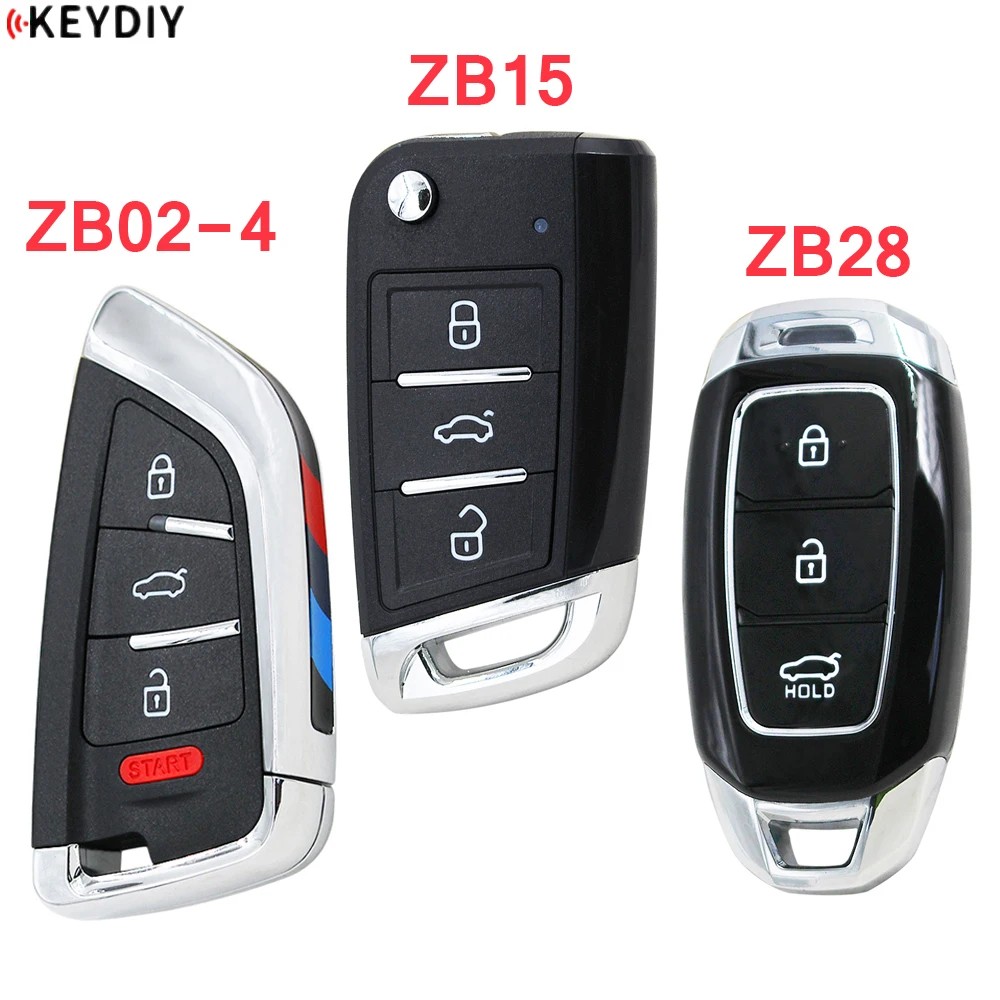 Keydiy Universal Smart Key Zb02-4 +zb15+zb28 For Kd-x2 Kd900 Mini Kd ...
