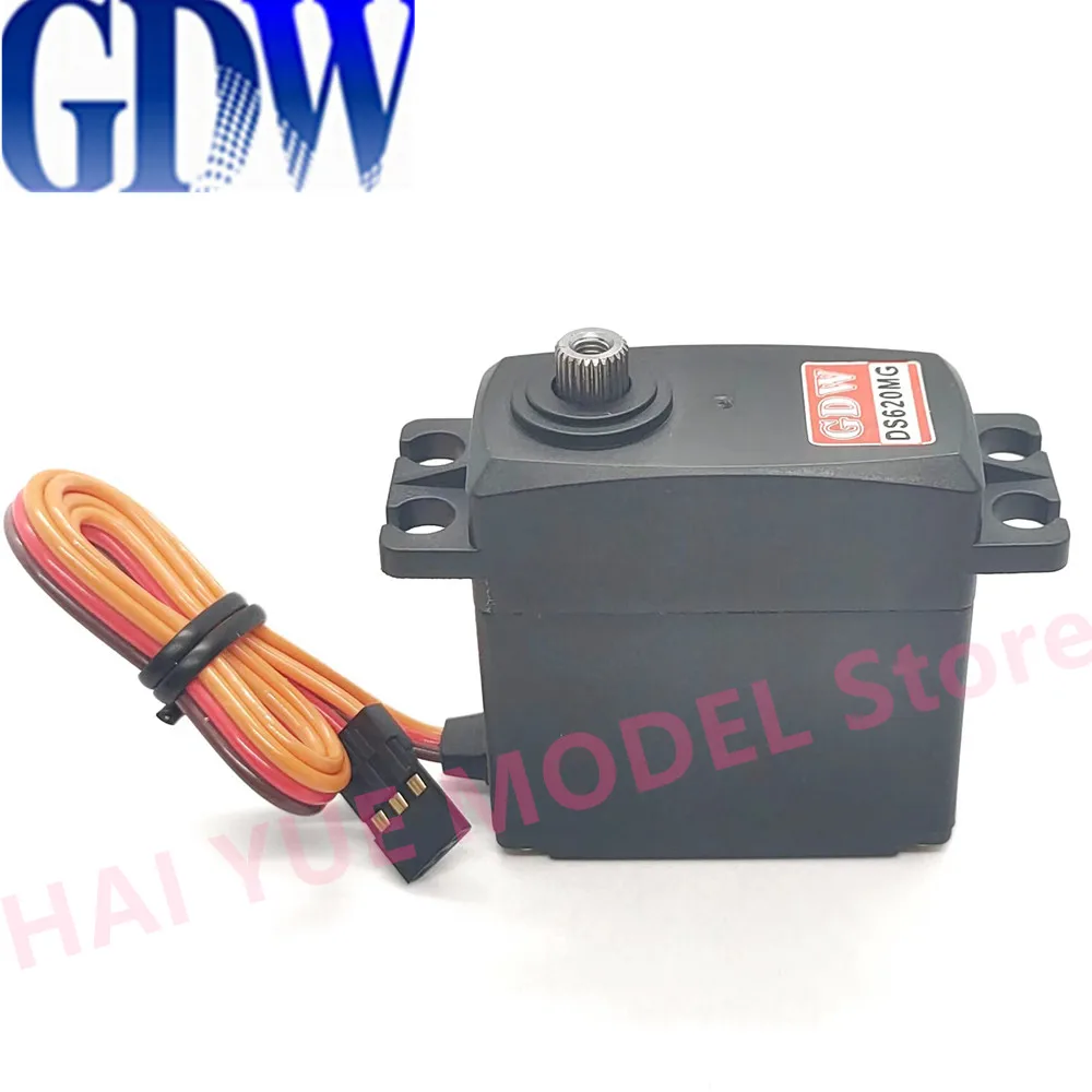 GDW-DS620MG-22kg-High-Voltage-High-Torque-Brushless-Metal-Gear-Digital ...
