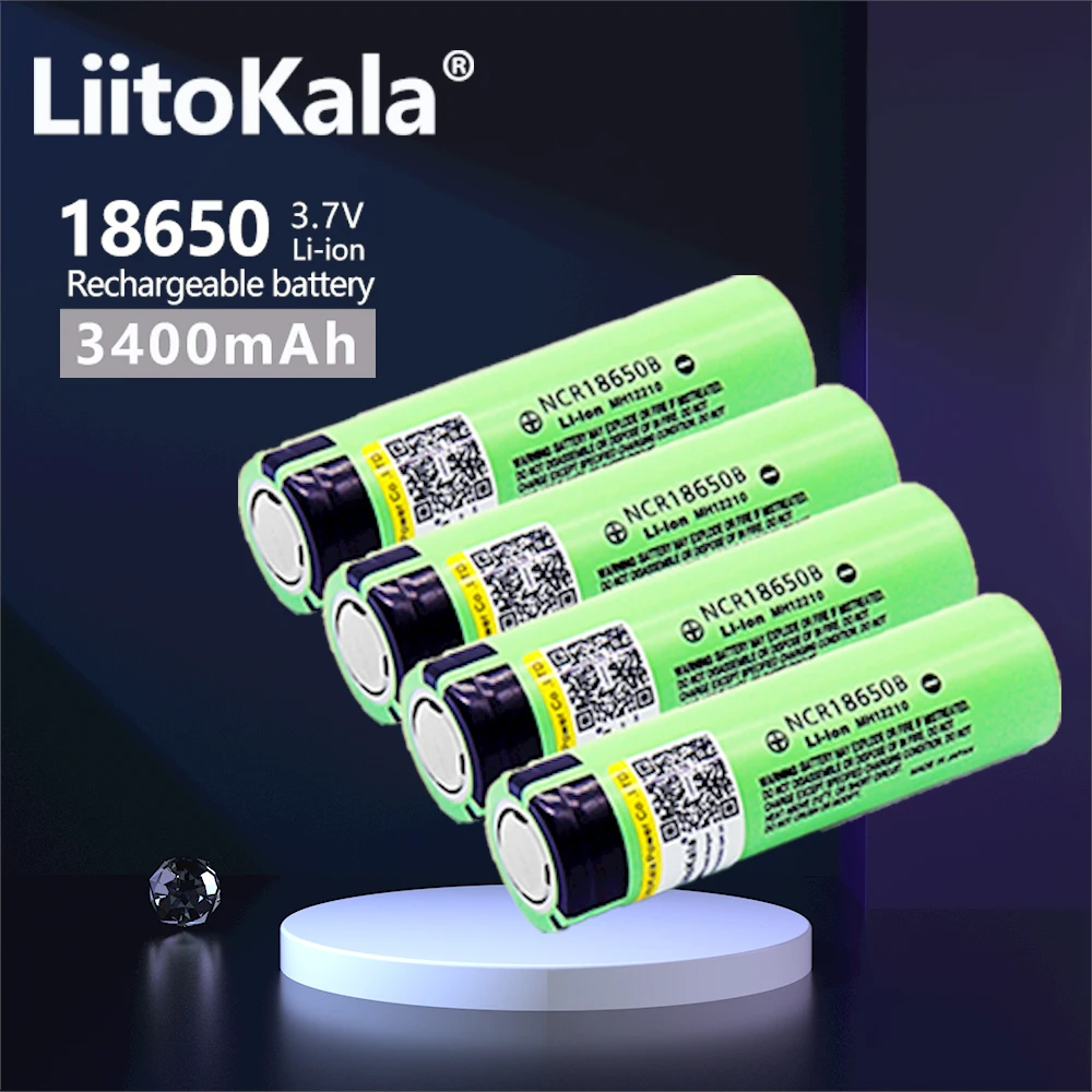 liitokala-18650-battery-original-NCR18650B-3-7V-3400-mah-rechargeable ...