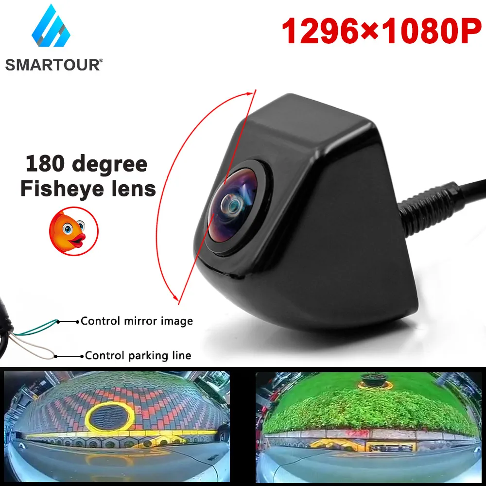 SMARTOUR AHD 1296*1080P 180 Degree CCD Fisheye Lens Starlight Night ...