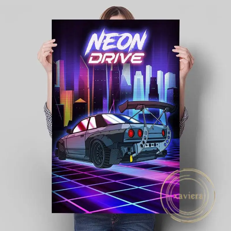 Drive Poster Neon