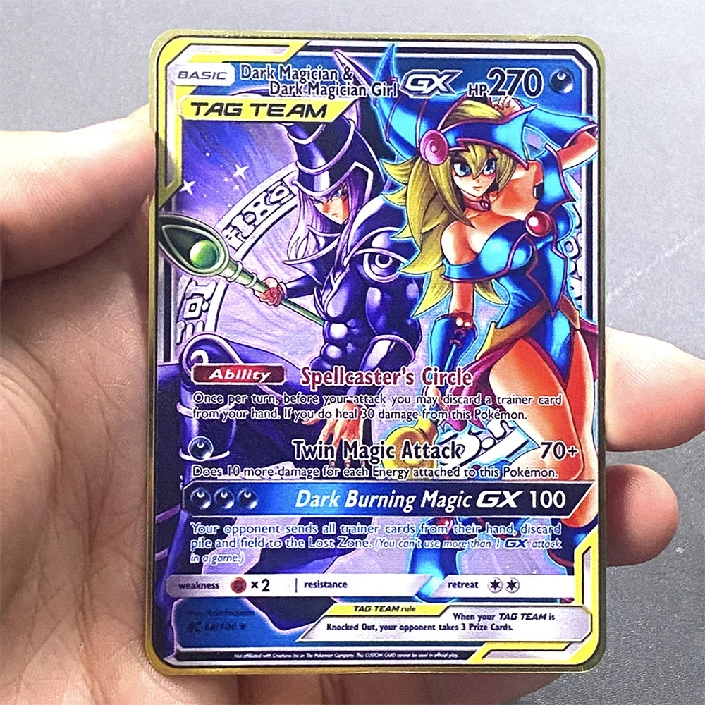 New 2024 Metal Card English Anime Charizard Arceus Mewtwo Blastoise ...