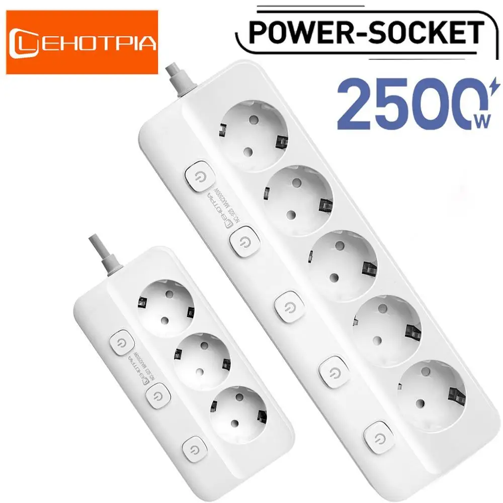 Power-Strip-EU-Plug-AC-Outlets-Multitap-Socket-Extension-Cord ...