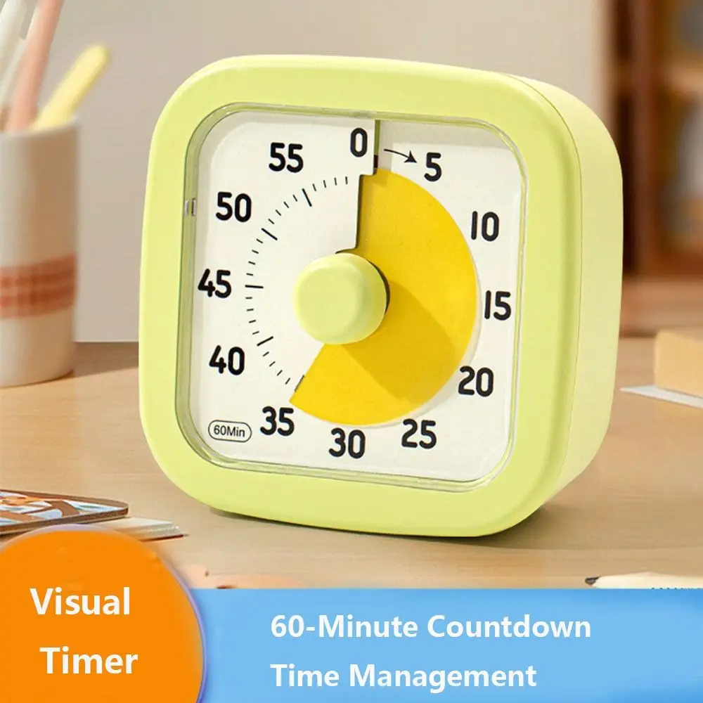 60-Minute Visual Timer Visualization Self-discipline Countdown Timer ...