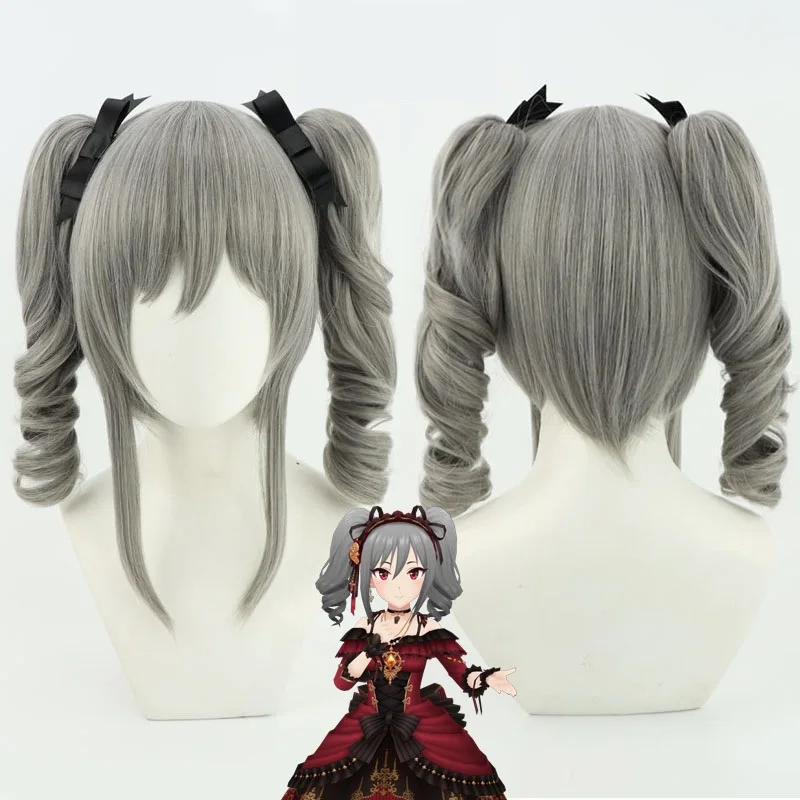 Idolmaster-Cinderella-Girls-Kanzaki-Ranko-Cosplay-Wig-45cm-Medium-Long ...