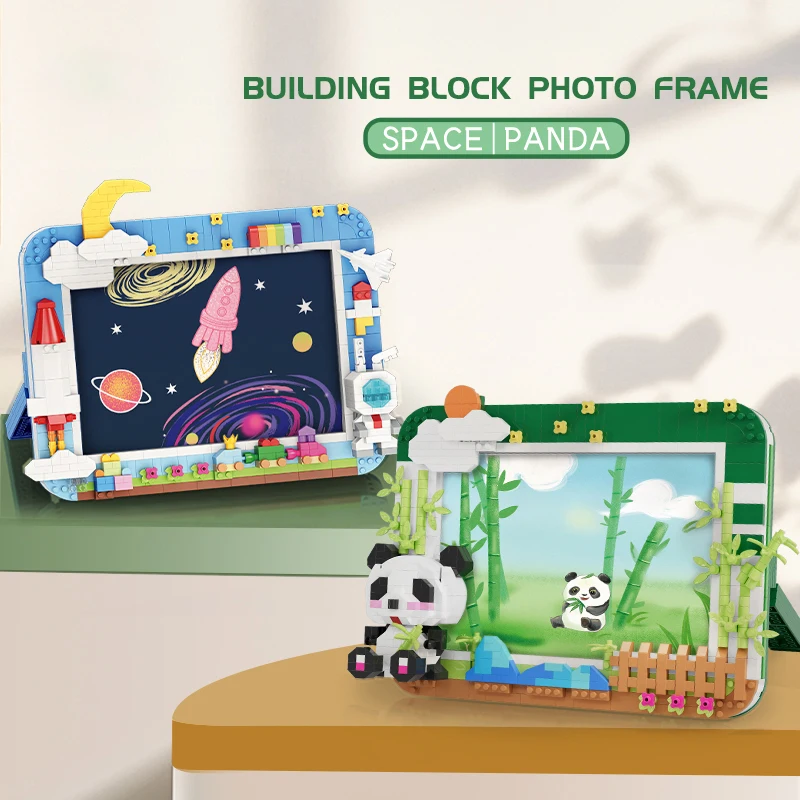 Astronaut-Creative-Photo-Frame-Building-Block-High-difficulty-Mini ...
