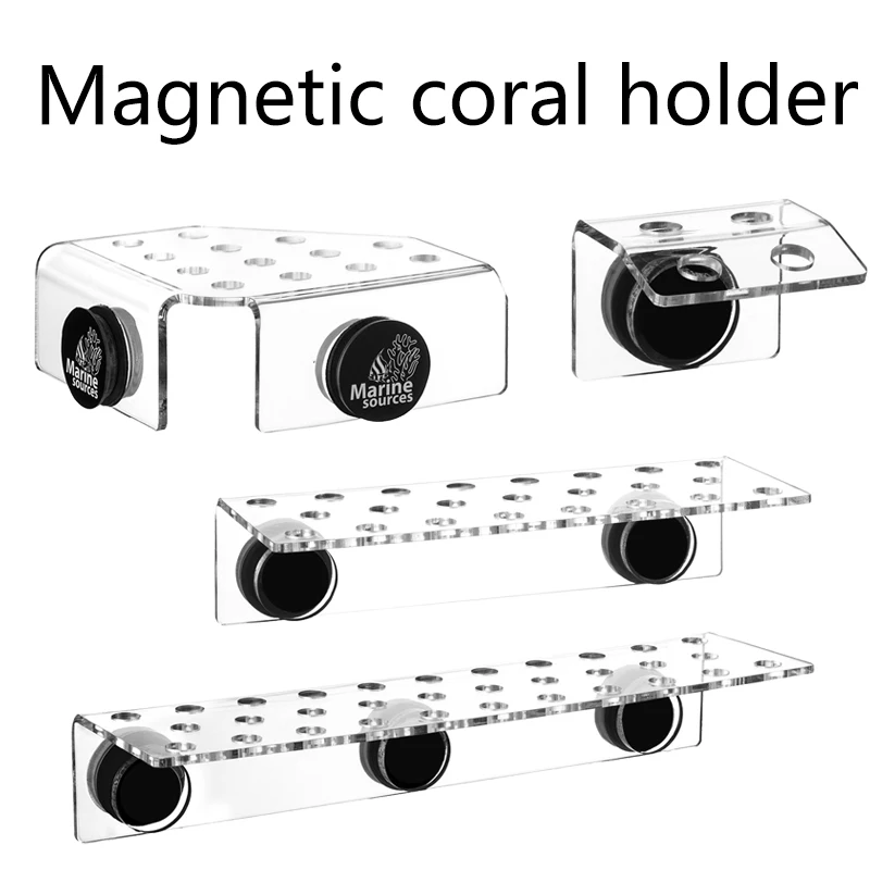 Marine-Sources-Aquarium-Clear-Acrylic-Coral-Frag-Plugs-Rack-Holder-SPS ...