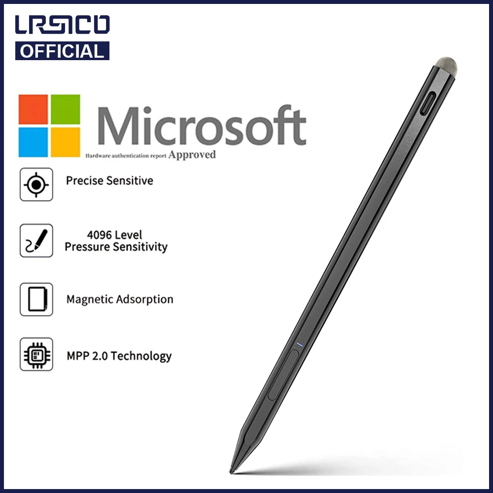Stylus Pen for Microsoft Surface Digital 2 in 1 Magnetic 4096 Pressure ...