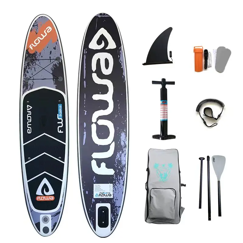 Inflatable-Stand-Up-Surfboard-Sap-SUP-Board-Seaside-Beach-Water-skiing ...