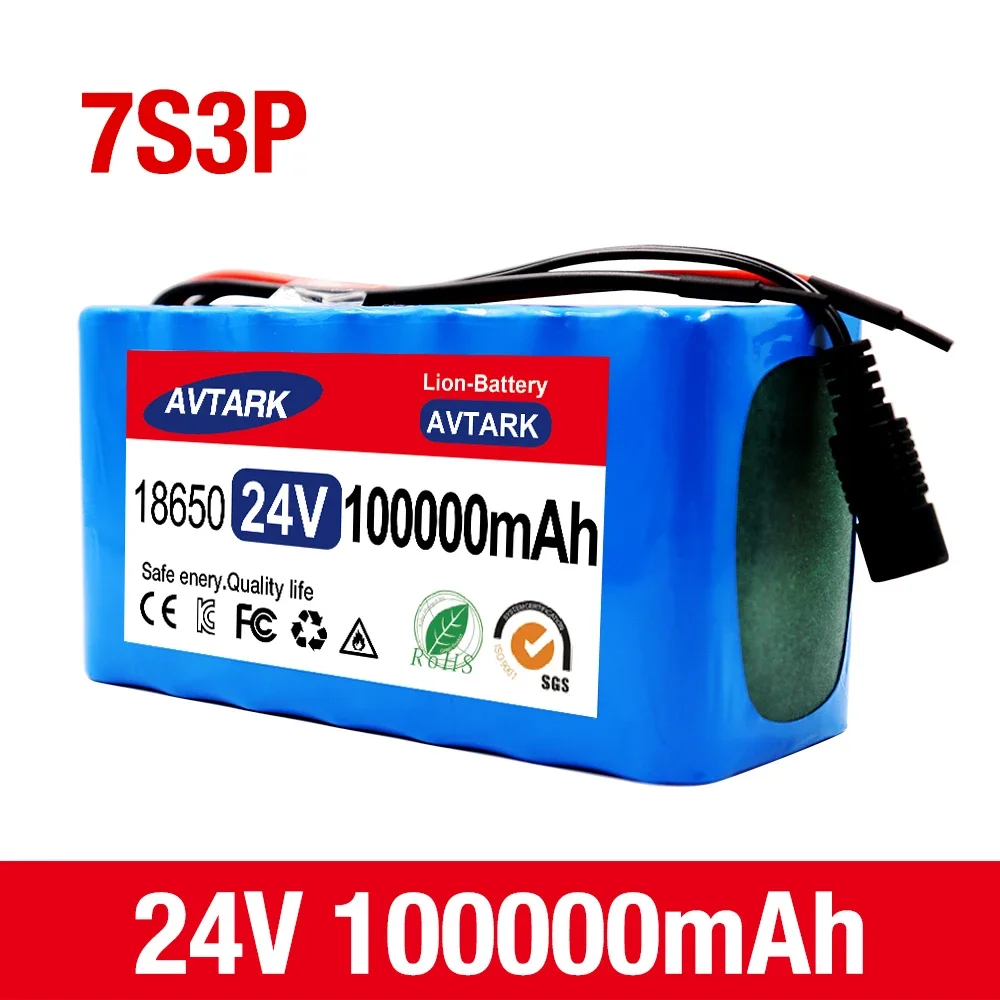 24V-100000mAh-7S3P-18650-Lithium-Battery-24V-Lithium-Battery-Wheelchair ...