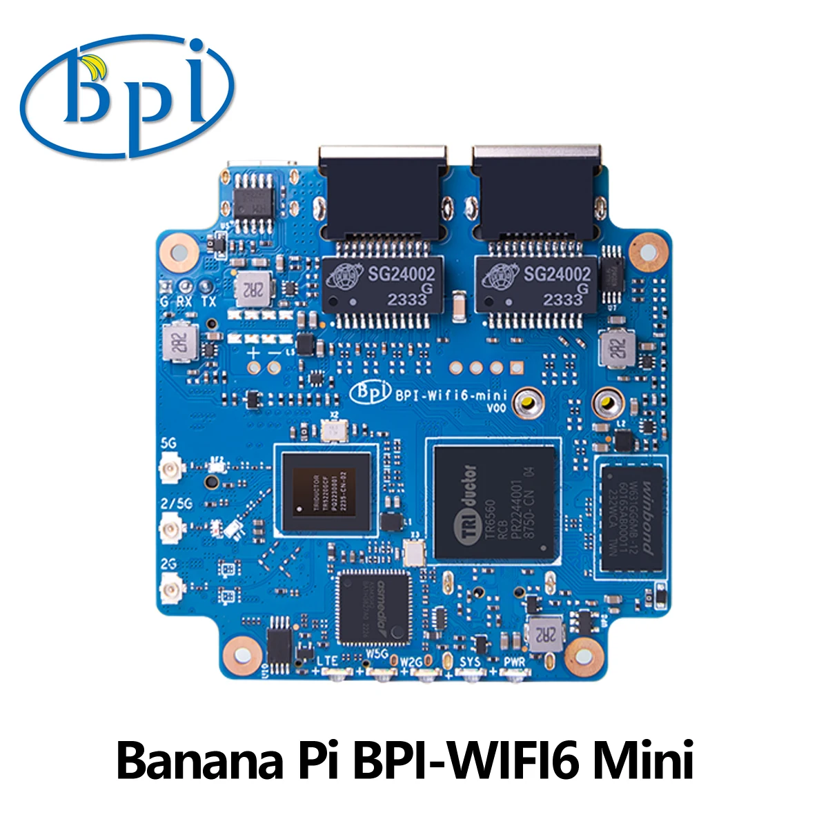 Banana-Pi-BPI-WIFI6-Mini-Open-Source-Router-Triductor-TR6560-TR5220 ...