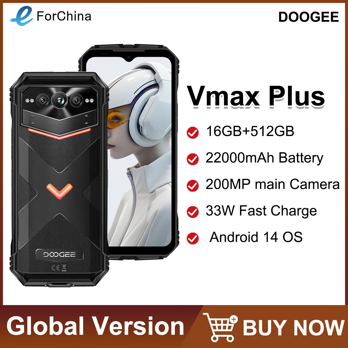 DOOGEE-V-Max-Plus-5G-Rugged-Smartphone-36GB-16-20-512GB-200MP-AI-Camera ...