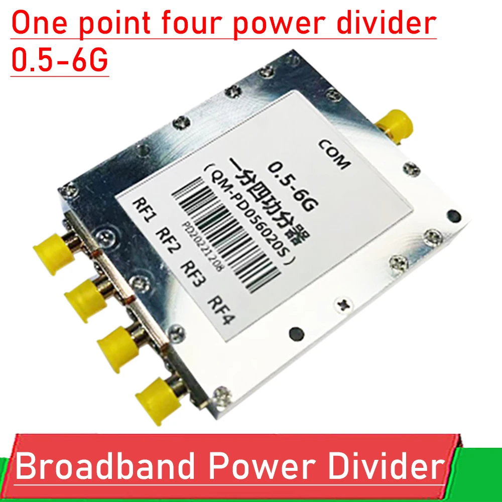 DYKB 0.5-6G one-point quad power divider Broadband power divider 2.4G 5 ...