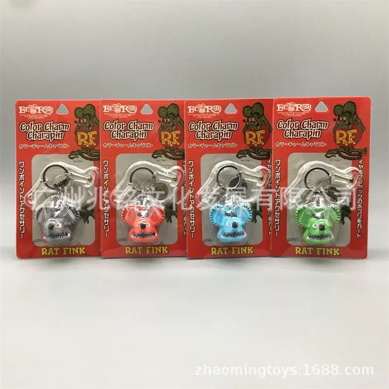 Rat-Fink-Funk-Mouse-Keychain-Small-Pendant-Model-Doll-Decoration ...